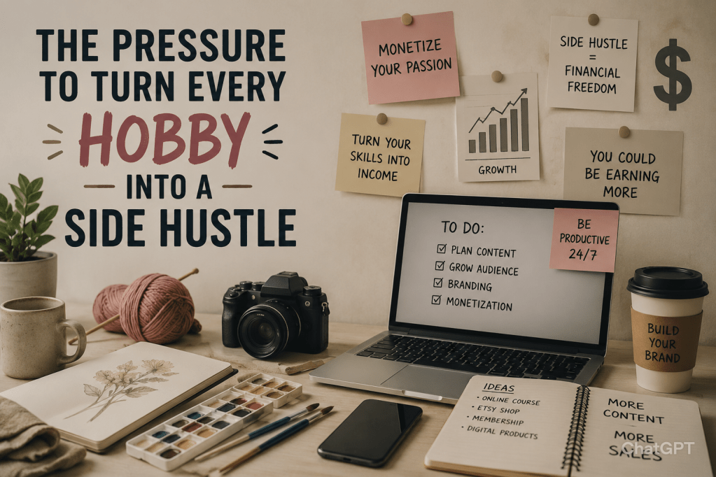 The Pressure to Turn Every Hobby into a Side Hustle – Anisha Expresses